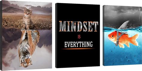 Asdg12s Inspirational Canvas Painting Wall Art Art Mindset Quotes