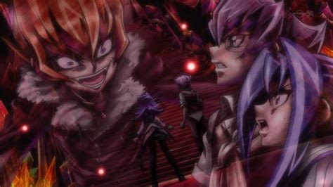 Two Anime Characters Standing Next To Each Other