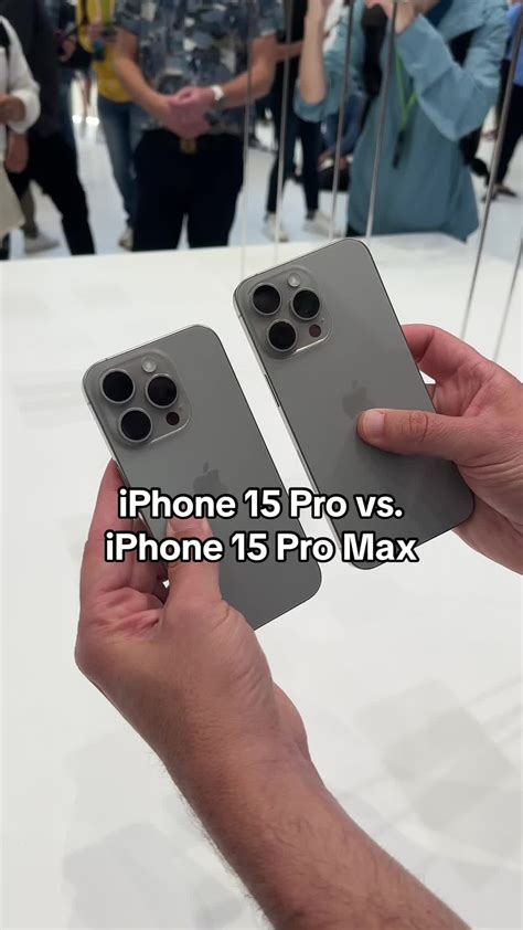 Iphone 15 Pro Vs Iphone 15 Pro Max Side By Side Comparison 🤝
