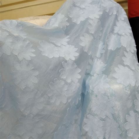 Jual Kain Organza Sitru Bahan Organza Motif Harga Tertera Per 05m