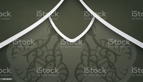 텍스트 아래 디자인에 대한 인도 흰색 패턴어두운 녹색 배경 0명에 대한 스톡 벡터 아트 및 기타 이미지 0명 겨울 꽃
