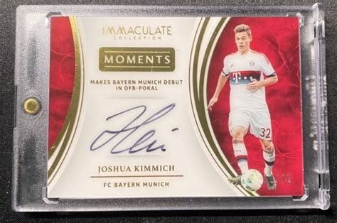 2017 Panini Immaculate Kimmich Rc Imm 德国 拜仁 基米希 时刻签 签字 首版签字 75编 无平行 记录