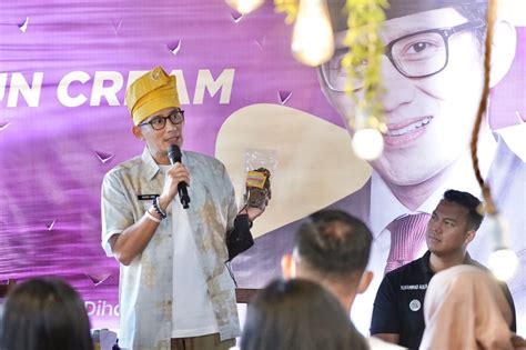Sandiaga Uno Bantu Ribuan Mahasiswa Berinovasi Produk UMKM Kreatif
