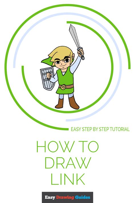 How To Draw Link Really Easy Drawing Tutorial Drawing Tutorial Easy Drawing Tutorial