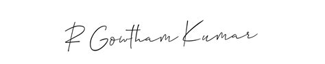 84 r gowtham kumar name signature style ideas awesome e sign