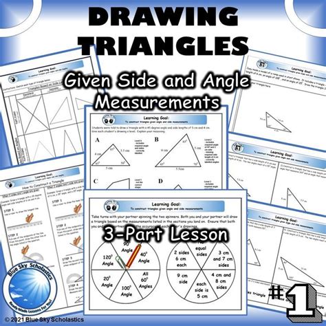 Constructing Triangles Given Side And Angle Measurements 3 Part