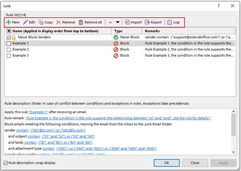 Never Block Multiple Emails By Message Senders In Outlook