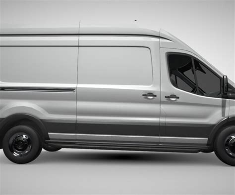 Artstation Ford E Transit Van Game Assets