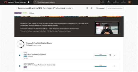 Tushar Tyagi On Linkedin New Apex Certification Oracle Apex Cloud Developer Professional