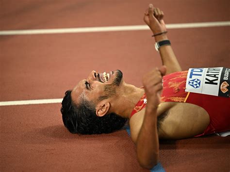 Fotos de la final de los metros del Mundial de atletismo Imágenes