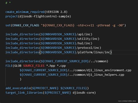 linux下大疆onboard sdk编译例程及二次开发详解 大疆a3 飞控 配置linux 开发环境 csdn博客