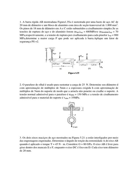 Lista De Exercícios De Rema Pdf