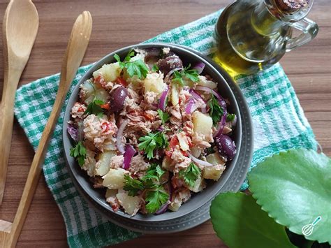 Salada De Atum Com Batata Rápida