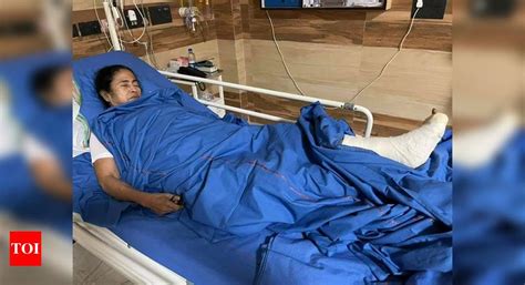 Mamata Banerjee Has Bone Injury May Now Campaign In Wheelchair