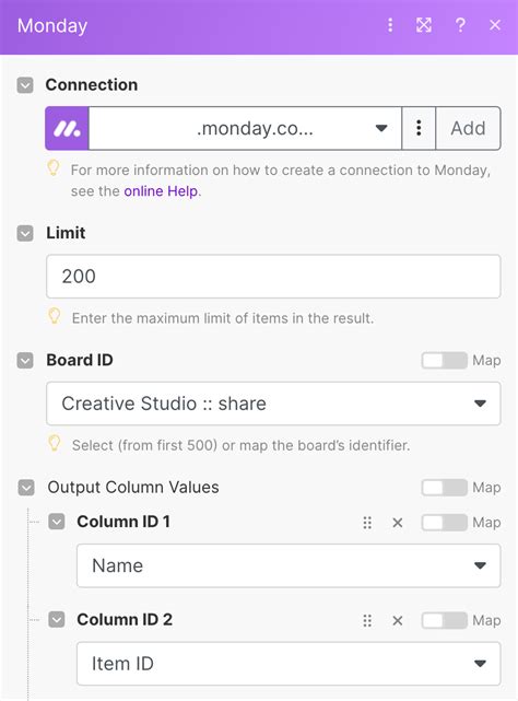 linking subitem to item on another board how to make