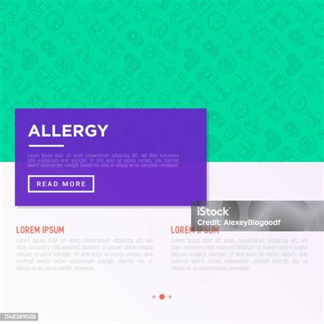 얇은 라인 아이콘이 있는 알레르기 개념 콧 물 먼지 눈을 스트리밍하 고 유 당 편협 감귤 류 해산물 먼지 진드기 곰 팡이 땅콩 알레르기 테스트 부 종 벡터 일러스트 레이 션