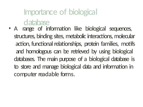 biological database ppt 1 pptx introuction ppt