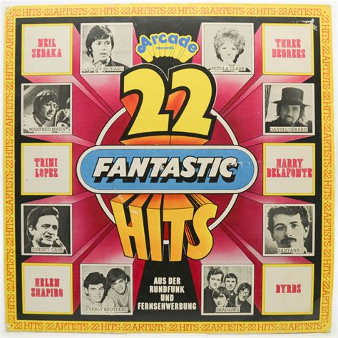 Various 22 Fantastic Hits 1980 ₽ Германия Arcade купить виниловую пластинку Состояние Ex
