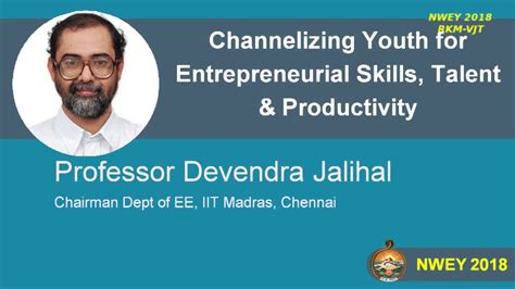 Nwey18 Prof Devendra Jalihal Youtube