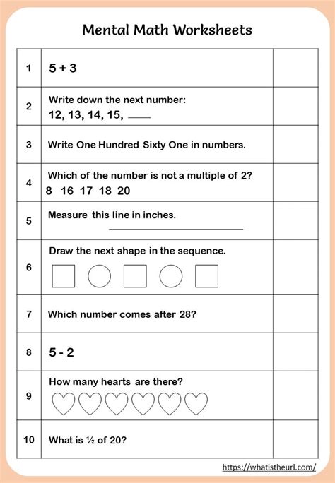 Maths Grade 4 Mental Maths