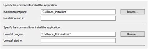 using the sccm 2012 application model to remove cmtrace sccmentor