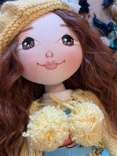 Handmade Textile Doll Handmade Girl Doll Tilda Doll Fabric Doll 20