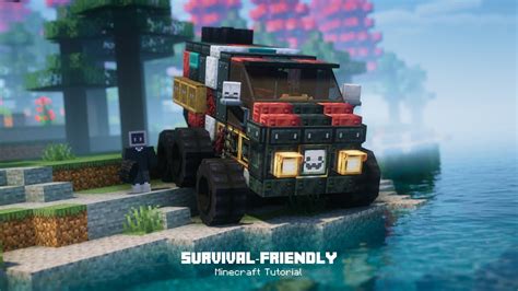 Minecraft Ultimate Adventure Vehicle Tutorial Survival Friendly