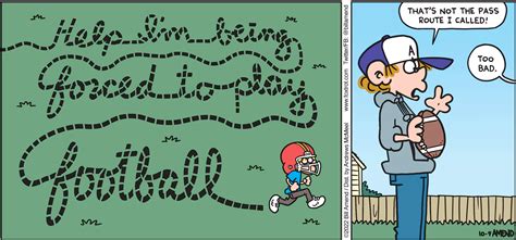 Rerouted Football Foxtrot Comics By Bill Amend