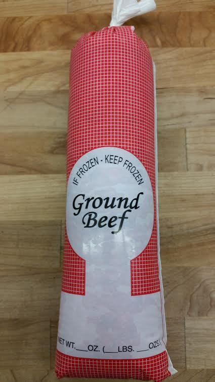 Ground Beef 8020 2lb Chub Ram Country Meats Colorado State University