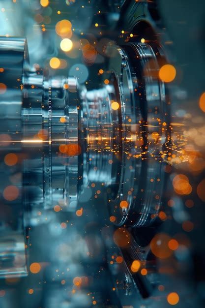 Artistic Interpretation Of A Microscopes Optics Magnifying A Tiny