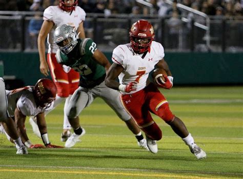 High School Football Cathedral Catholics Lucky Sutton Rushes For 431