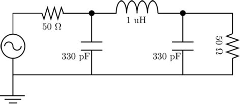Figure B Sketch Of The Passive Rd Order Low Pass Chebyshev Type