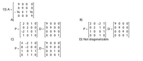 Solved This Is The Linear Algebra Quetion Diagonalize The Chegg