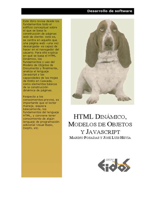Pdf Html Dinamico Modelo De Objetos Y Javascript Dokumentips