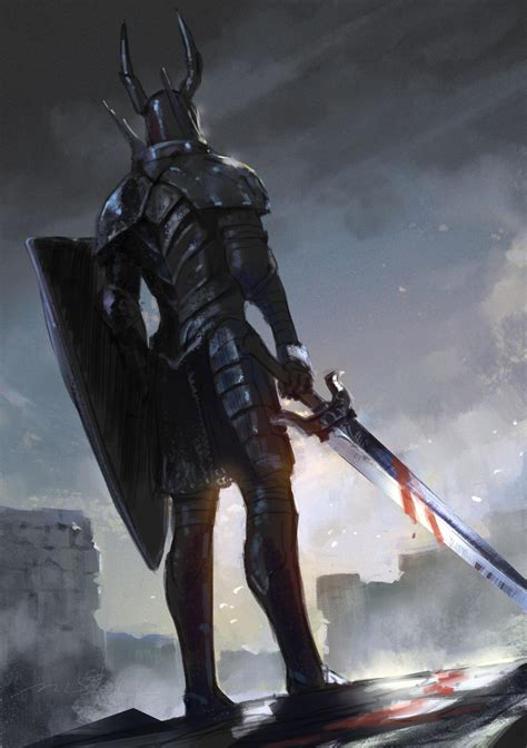 Black Knight Dark Souls Drawn By Misokatsu Danbooru
