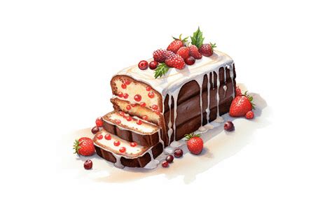 Choclate Layer Cake Graphic By Ane · Creative Fabrica