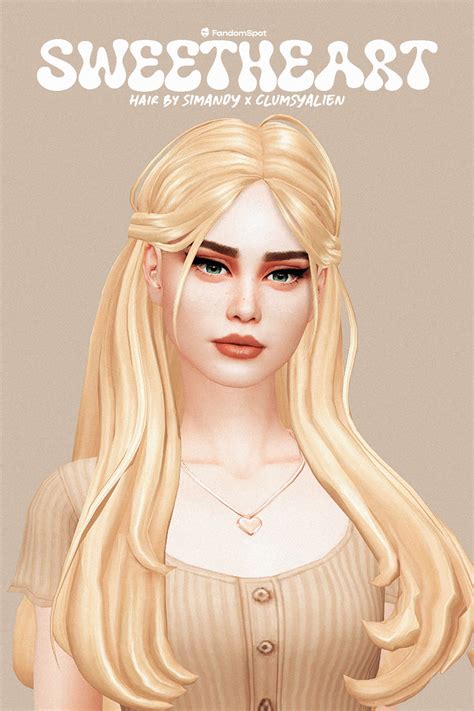 Best 12 Sims 4 Maxis Match Cc Long Hair For Girls All Styles Artofit