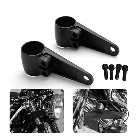 Aftermarket Free Shipping Motorcycle Parts Billet Aluminum Headlight Fork Mounting Brackets For