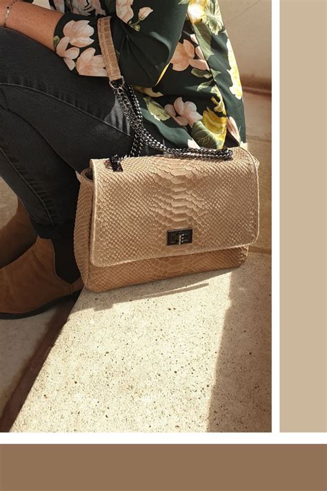Sac Cuir Effet Python Sac Sac Cuir Sac En Daim