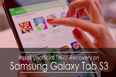 How To Root And Install Twrp Recovery On Galaxy Tab S