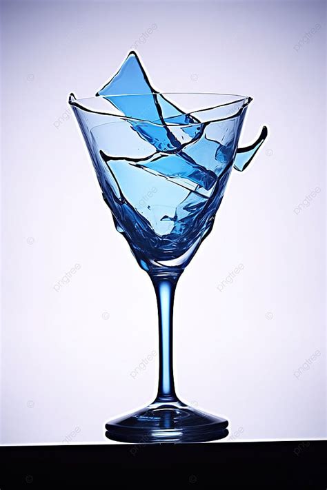 Blue Shatter Glass Background Wallpaper Image For Free Download Pngtree