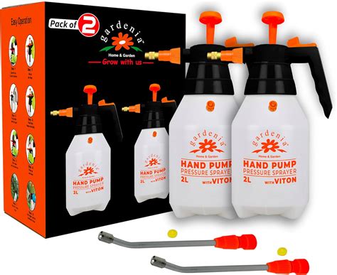 Handheld Pumping Sprayer Viton Seals Sprayers In Lawn And