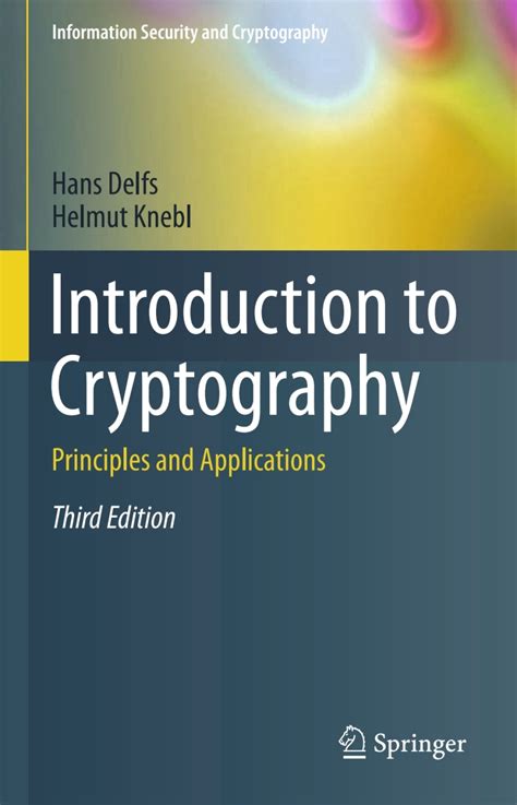 Introduction To Cryptography Principles And Applications 3rd Edition
