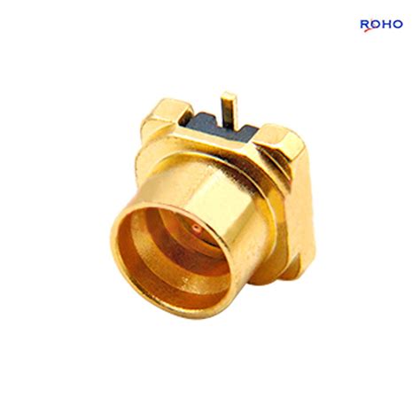 Smp Male Straight Connector Solder Attachment Surface Mount For Pcb