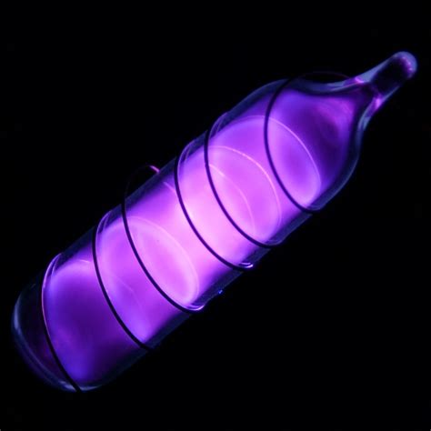 Chemical Elements Glowing Argon