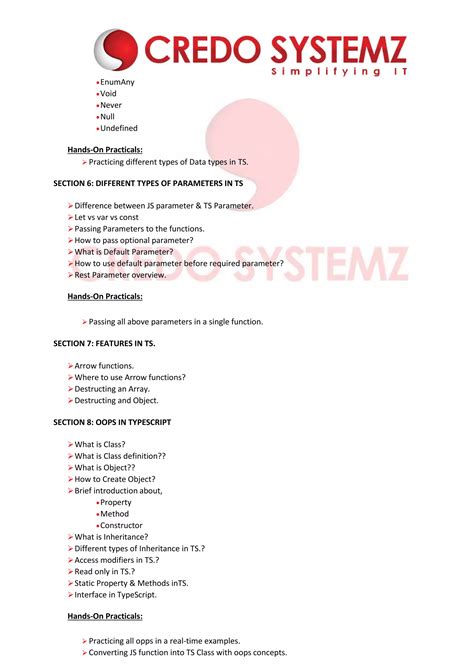 Angular Training Course Syllabus Pdf