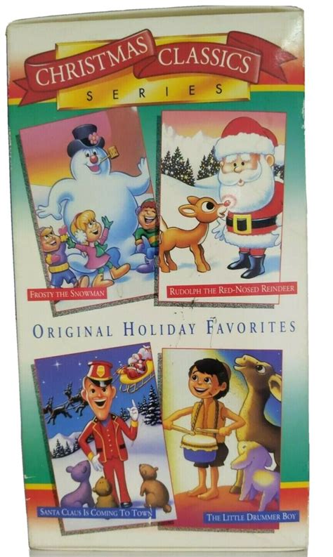 Christmas Classics Series Vhs 4 Original Animated Holiday Tv Classics