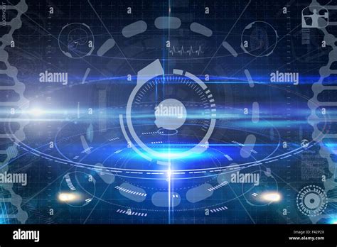 Digital Composite Futuristic Interface Hi Res Stock Photography And