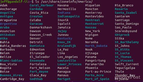 How To Set The Time Zone In Linux