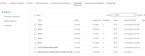 Updating Ms Teams Different Versions Vulnerable Version Showing In Defender Microsoft